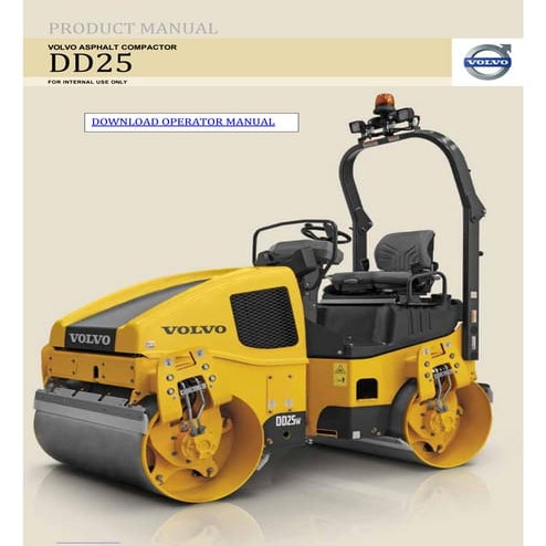 Volvo DD25 Operator Manual PDF Download.pdf