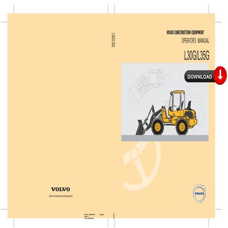 Volvo L35g Wheel Loader Operators Manual | PDF