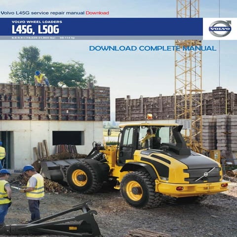 Volvo L50G (DH4) Repair Service Manual pdf | PDF