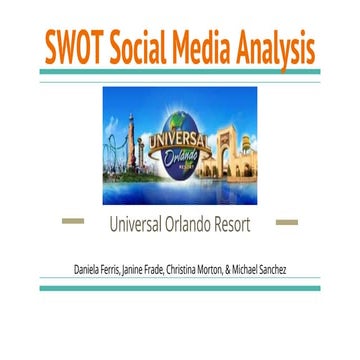Swot social media analysis | PPTX