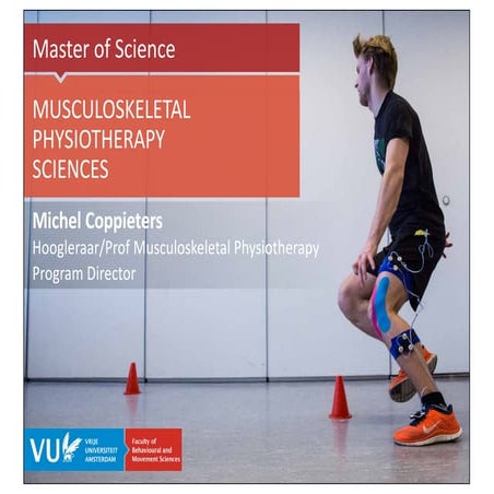 Information session MSc in Musculoskeletal Physiotherapy Sciences | PPT