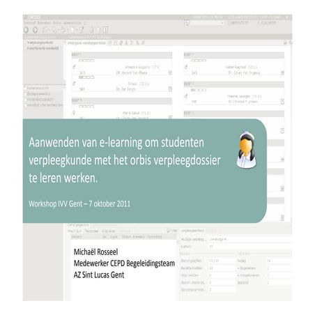 Orbis en opleiding in AZ Sint Lucas Gent | PDF