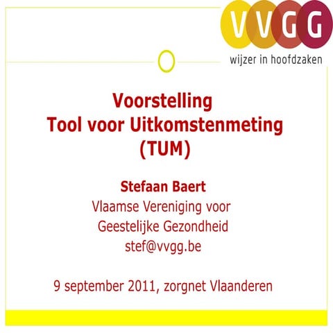 Voorstelling tum | PPT