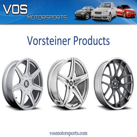 Vorsteiner Products | PPT
