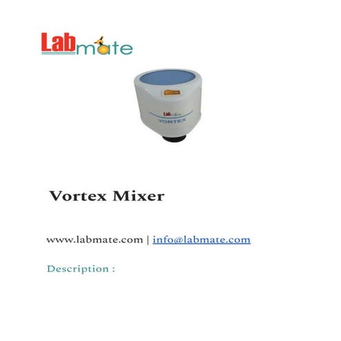 Vortex Mixer | PDF