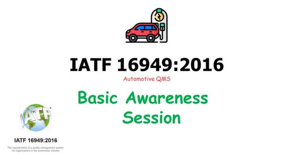 Iatf 16949 training | PPTX