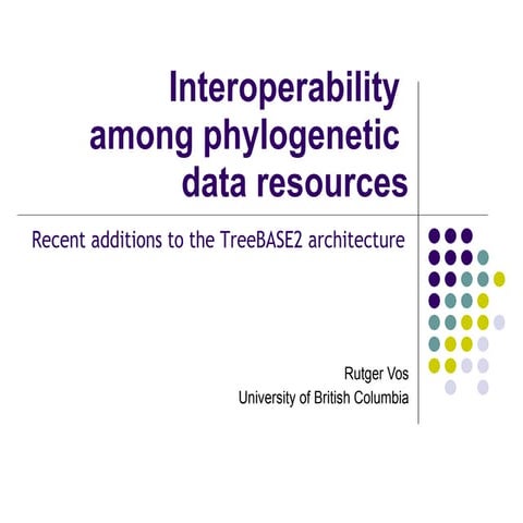 TreeBASE CIPRES | PPT | Databases | Computer Software and Applications