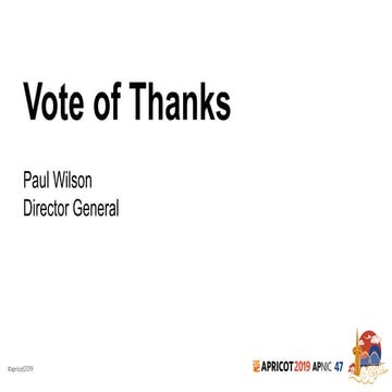 Vote of Thanks | PPT