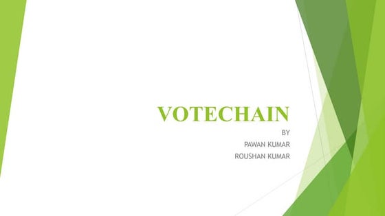 Blockchain-Based Voting System.pptx | Business | Business and Finance