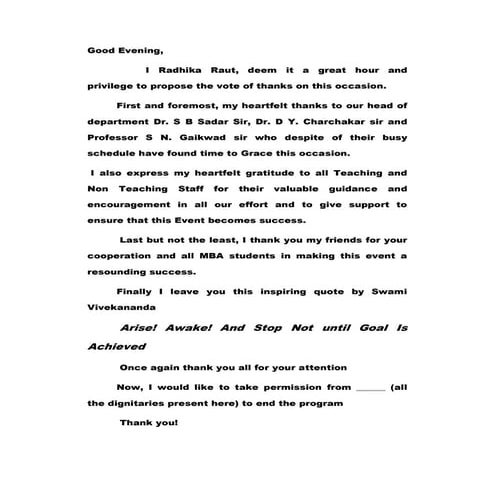 Anhoring Script For Annual Function | DOC