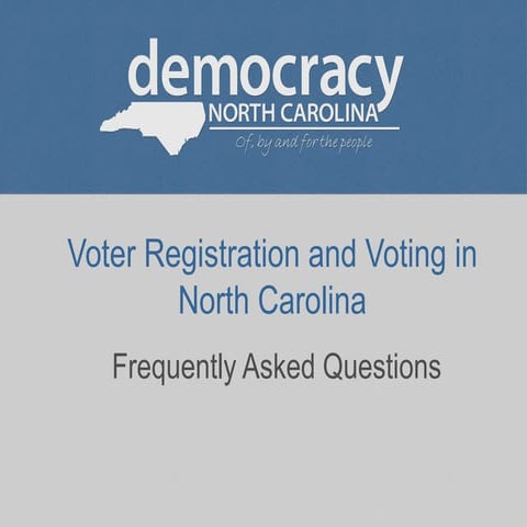 Voter registration FAQ | PPT