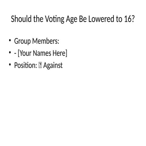 Voting_Age_Presentation_Final. and logical | PPTX