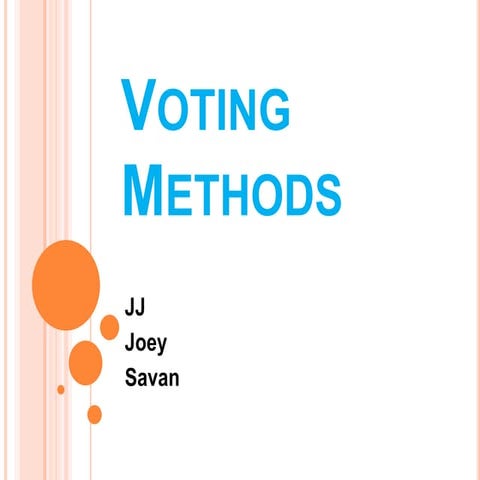Voting Methods | PPTX