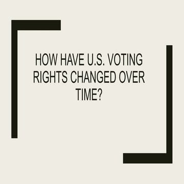 Voting rights | PPTX