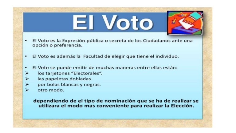 Voto popular
