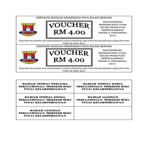 Voucher | PDF