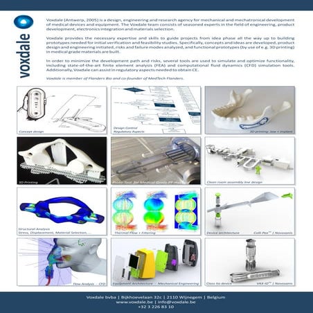 Voxdale MedTech Brochure 2015 | PDF