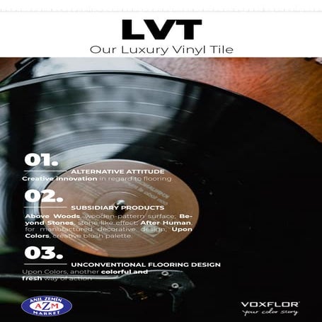 Voxflor LVT - LVP Zemin Kaplama - Anıl Zemin Market | PDF | Interior Decorating | Home & Garden