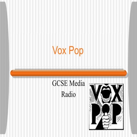 Vox pop | PPT