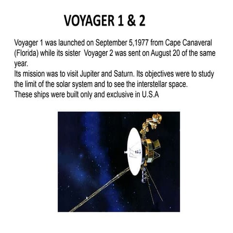 Voyager 1 & 2 | PPTX