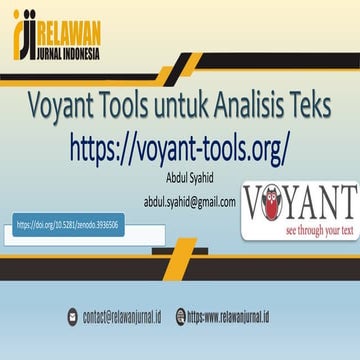 Voyant Tools untuk Analisis Teks.pptx