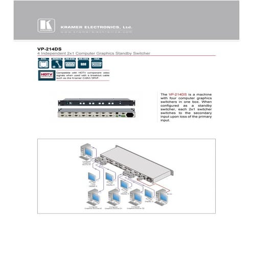 Kramer VP-214DS | PDF