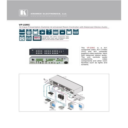 Kramer VP-300T | PDF