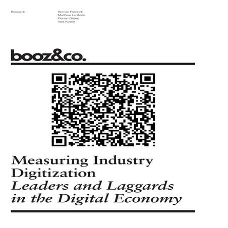 Measuring Industry Digitization: Leaders and Laggards in the Digital ...