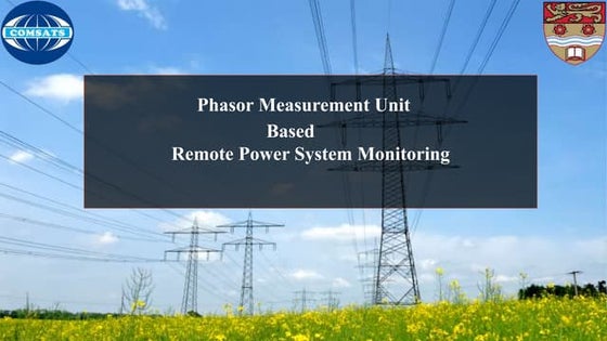 Phasor Measurement Unit (PMU) | PDF | Digital Audio | Computer Software and Applications