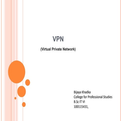 Virtual Private Network | PPTX