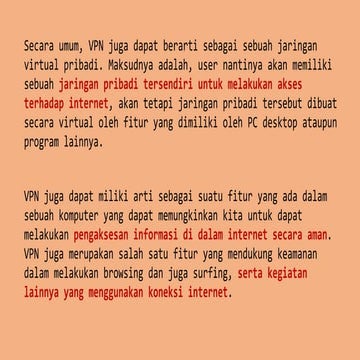 VPN_Presentation: Virtual Private Network | PPTX