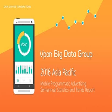 2016 Asia Pacific mobile programmatic advertising report by Vpon | PPT