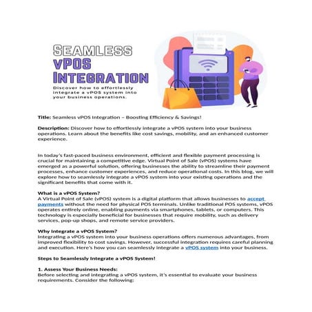 vPOS Integration into business operations.docx
