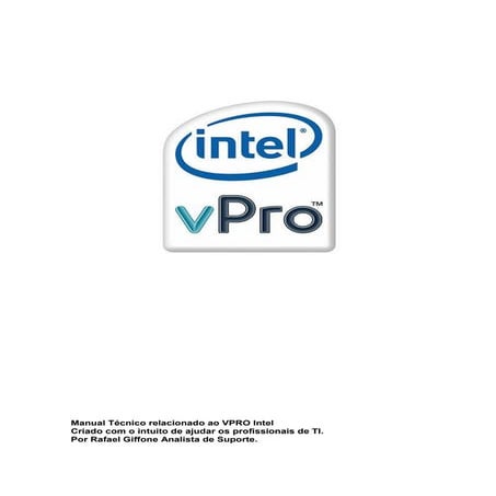 Configurando o Intel VPRO | PDF