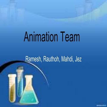 Animation team | PPT