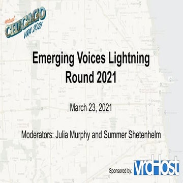 Emerging Voices Lightning Round 2021 | PPT