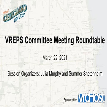 VREPS Committee Meeting Roundtable | PPT