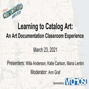 Learning to Catalog Art: An Art Documentation Classroom Experience | PPTX
