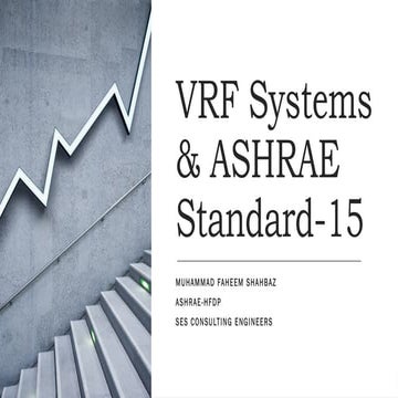 VRF systems & ASHRAE standard-15 (Refrigerant safety standard) | PPT