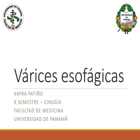 Várices esofágicas | PPT