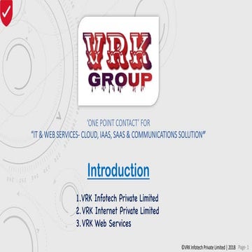 VRK Group_Corporate Presentation_V2.6 | PPT