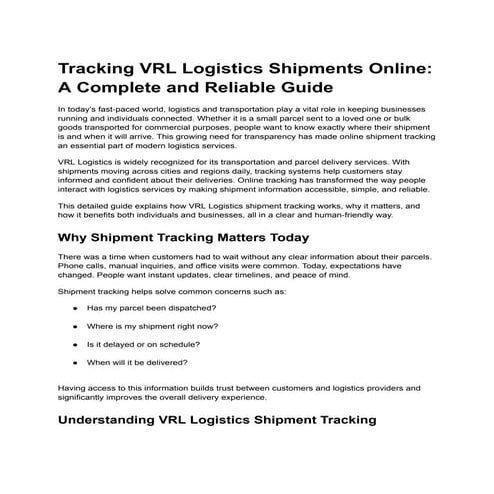 DDT in Shipping in Business to Business platform | PDF