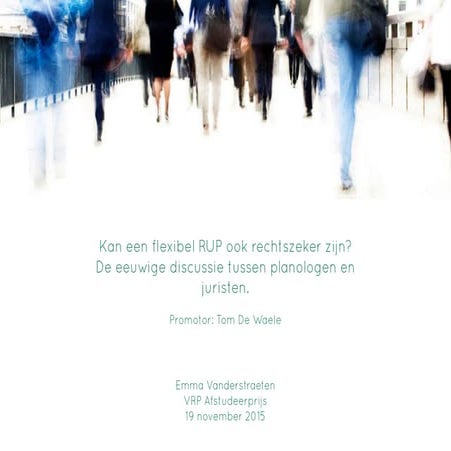 WD 2015_Duurzame stadslogistiek_Wouter Dewulf | PDF