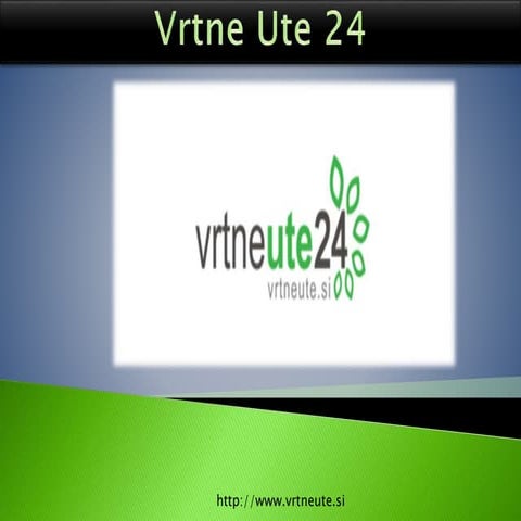 Vrtne ute 24 | PPTX