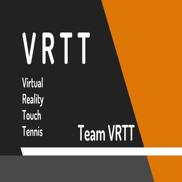 V r t t 企画発表 | PPT