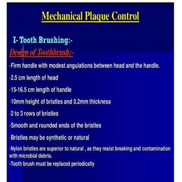 mechanical plaque control | PPT
