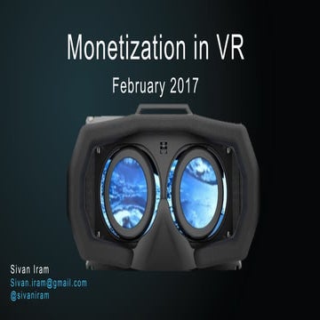 Monetization In VR | PDF