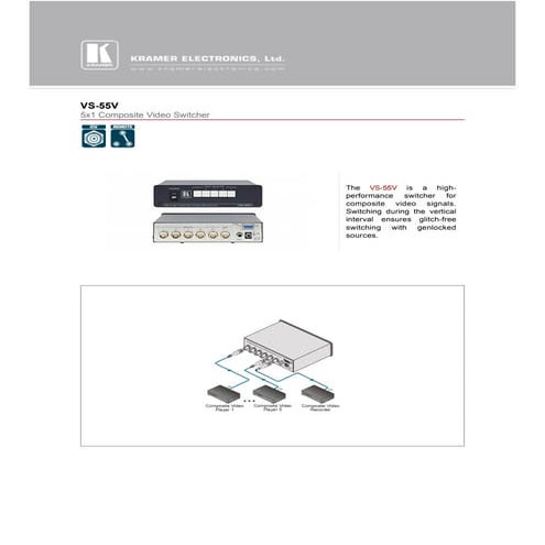 Kramer VS-81V | PDF