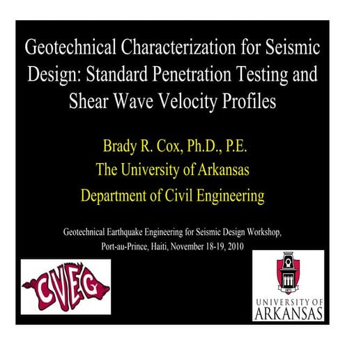 Vs30 measurements for Seismic Site Classification | PDF
