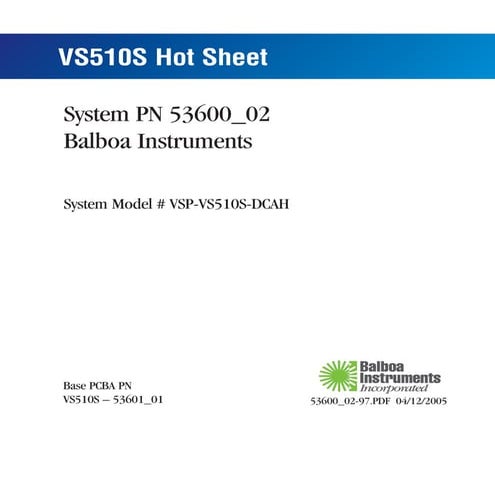 Vs510 s | PDF